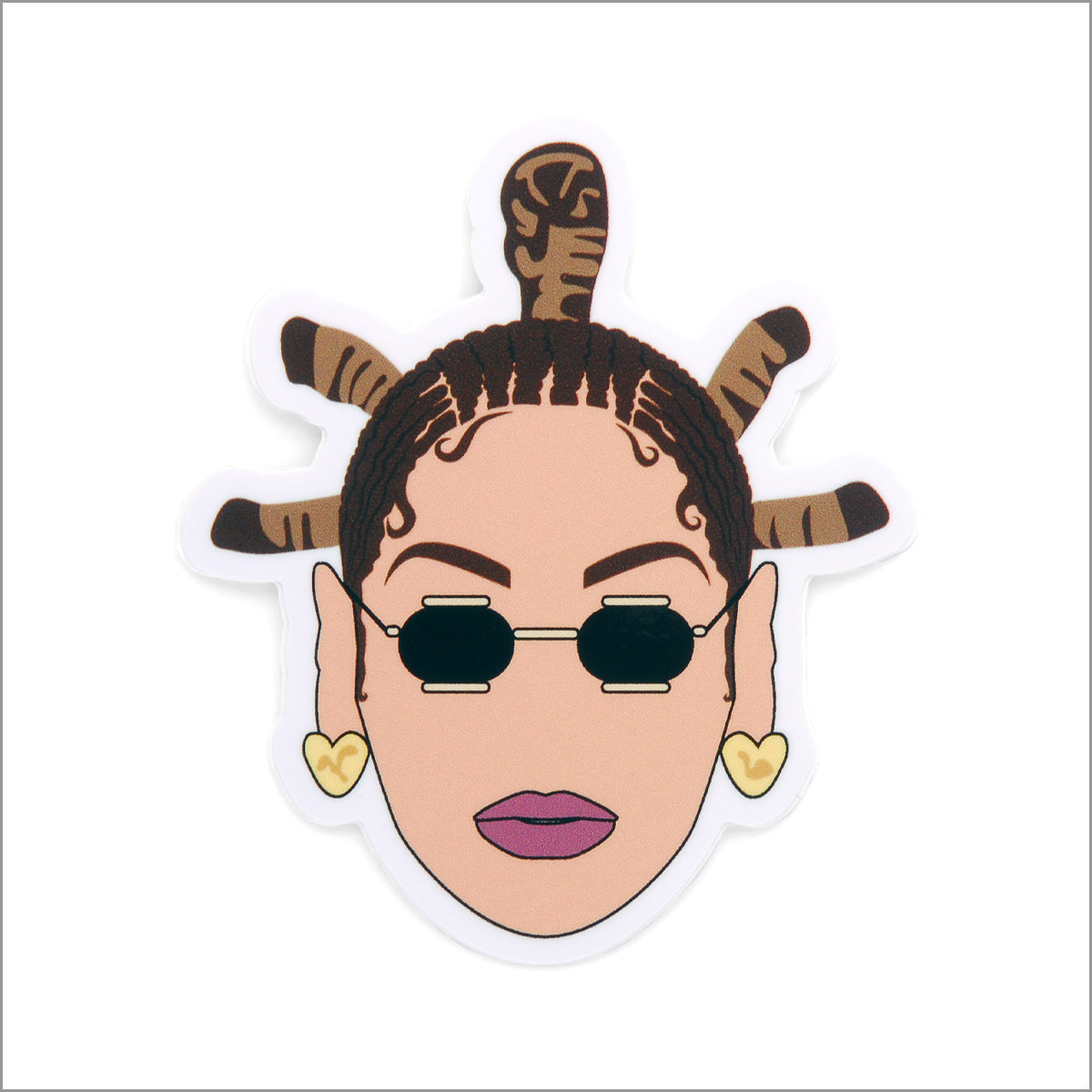 Queen Bey Vinyl Sticker – Makin' It Hers
